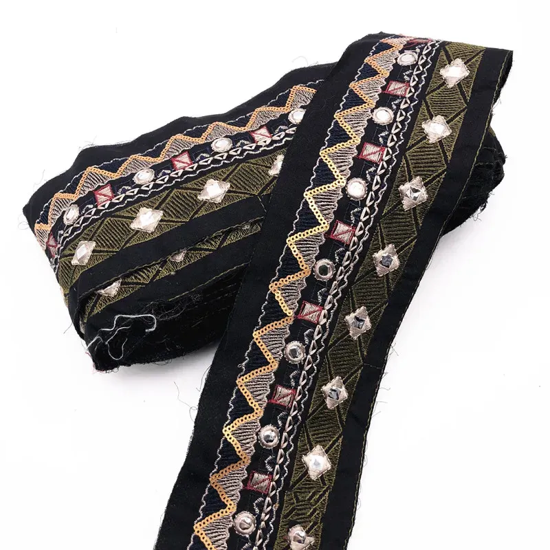 Decorative Embroidered Lace Trims Fabric Ribbon for Clothing Garments ...