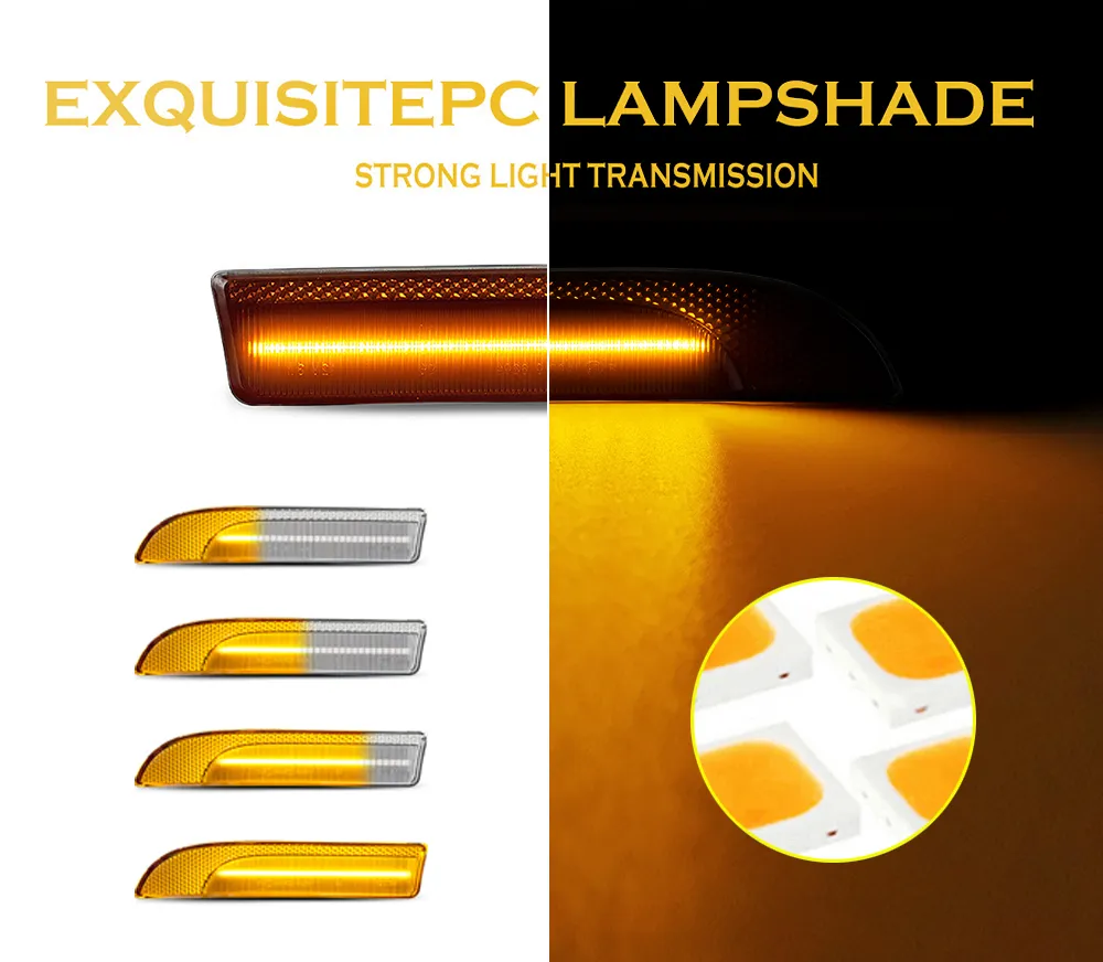 Dynamic LED Side Marker Light for Porsche Panamera 970 G1 2009-2016 ...