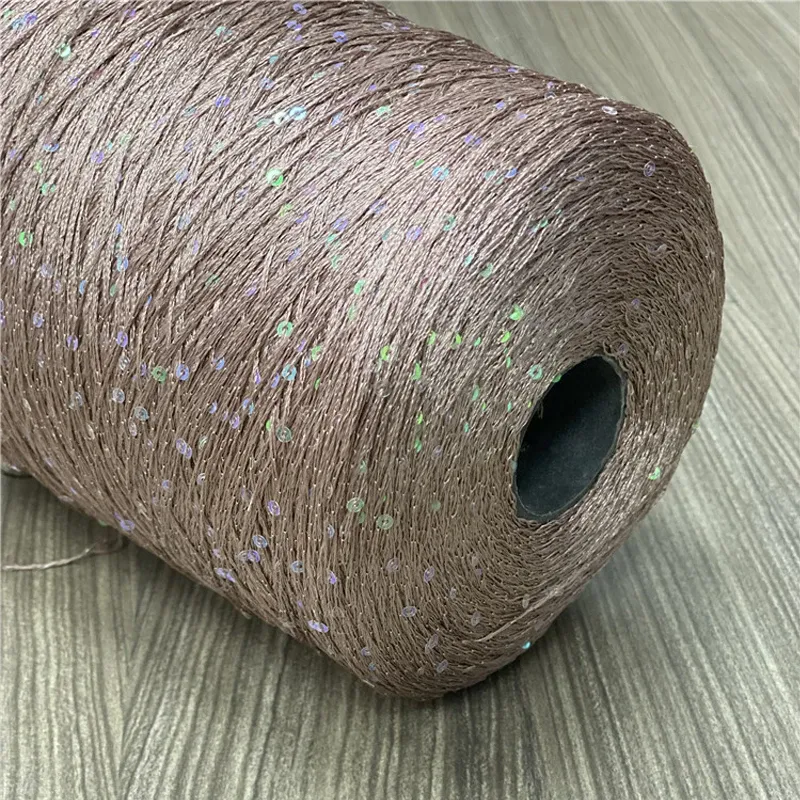 DHgate.com:500g Shiny Colorful Sequin Yarn for 2024 Summer Knitting ...