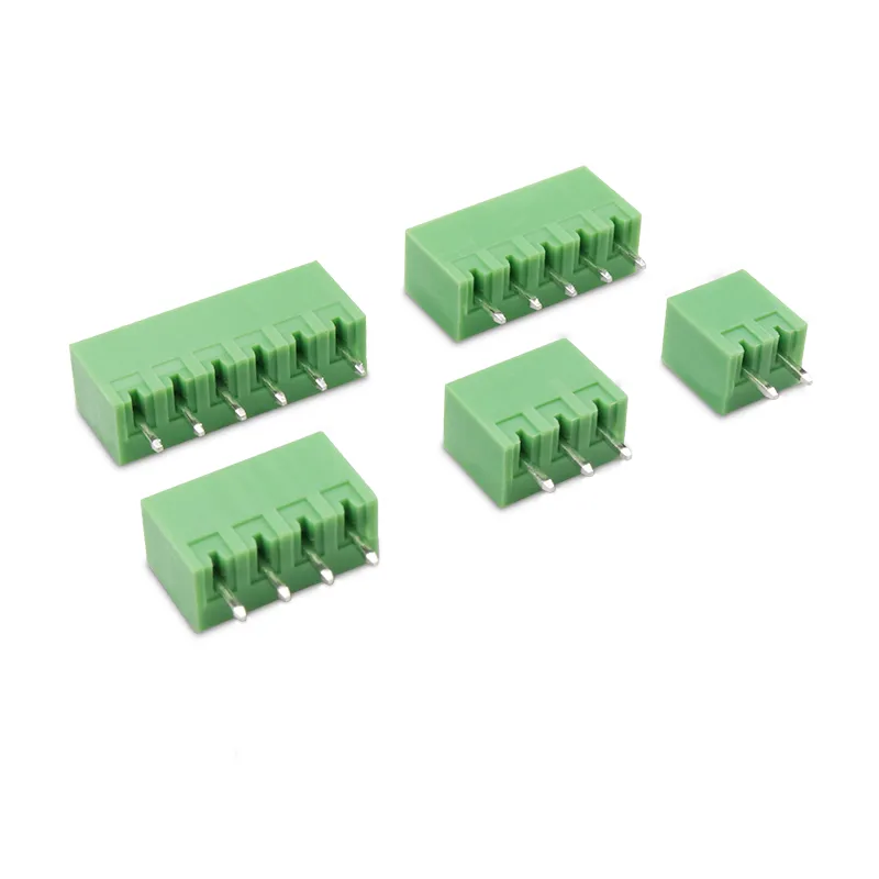 2 Terminal Connector 3.81mm Pitch PCB Screw Terminal Block, Straight Needle Plug, 2 8 Pin, 300V ...