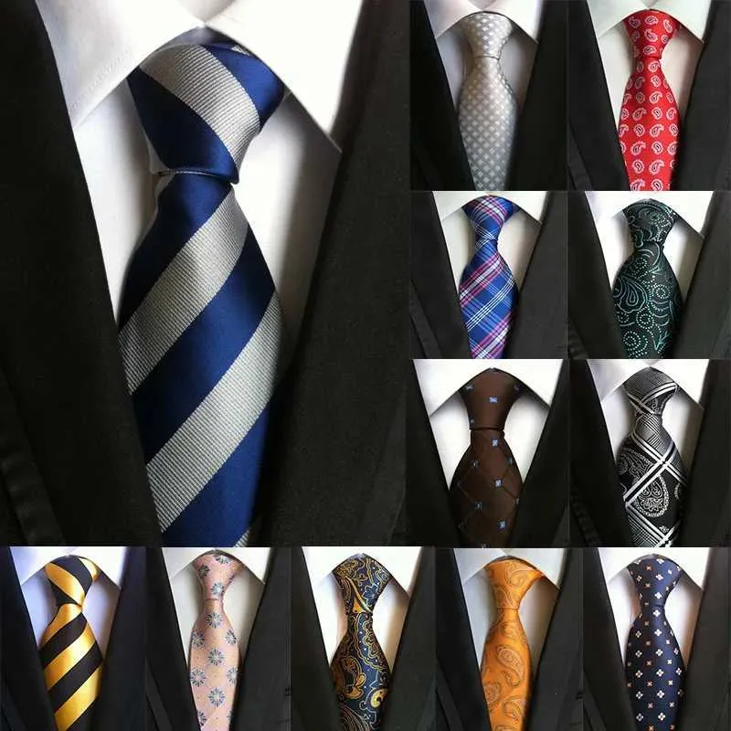 Men's Paisley Stripes Tie Set For Men 60 Classic Styles, High Weft ...