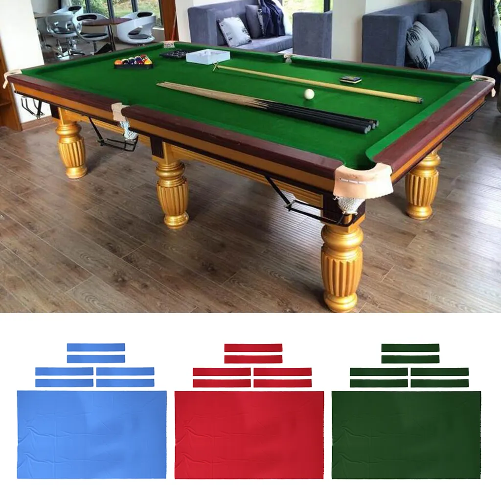 Professional 8ft Table Pool Table Felt Snooker Accessories Billiard ...