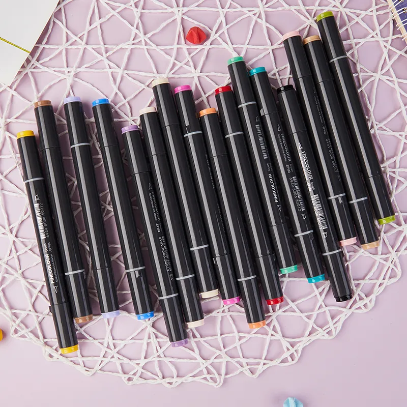 Alcohol Marker Sets Finecolour EF103, Double Headed Art Markers With ...