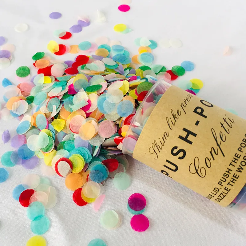 Celebration Confetti Cannons - Multicolor Paper & Foil Confetti Push ...