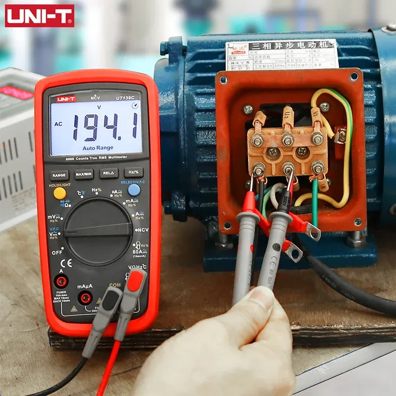 UNI T True RMS Digital Multimeter UT139C Auto Ranging, Capacitor Tester ...