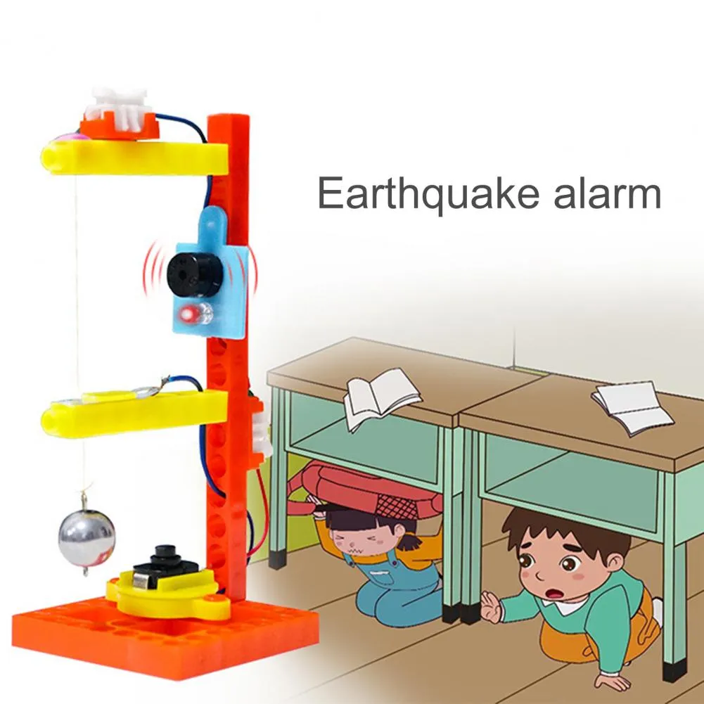 Fun Plastic DIY Seismograph Science Model Kit for Children - Earthquake ...