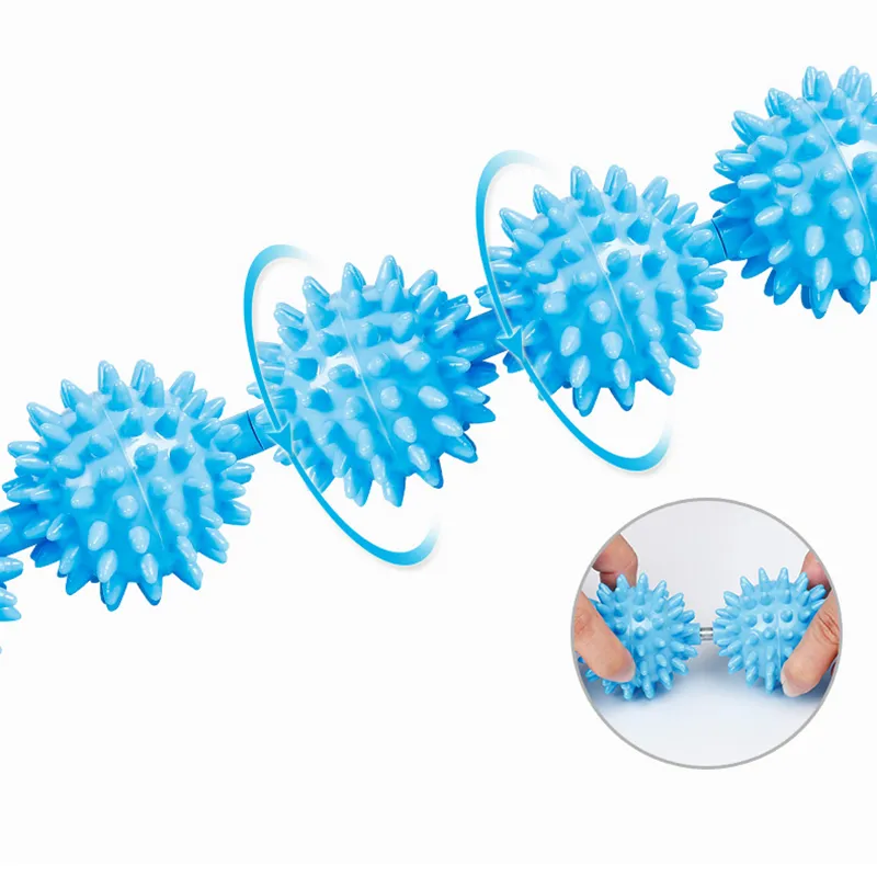 16 EVA Muscle Roller Stick with Spiky Massage Ball for Deep Tissue ...