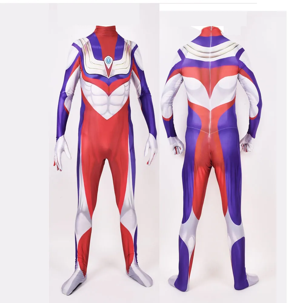 Halloween Adults Kids Ultraman Orb Cosplay Costume Ultraman Tiga ...