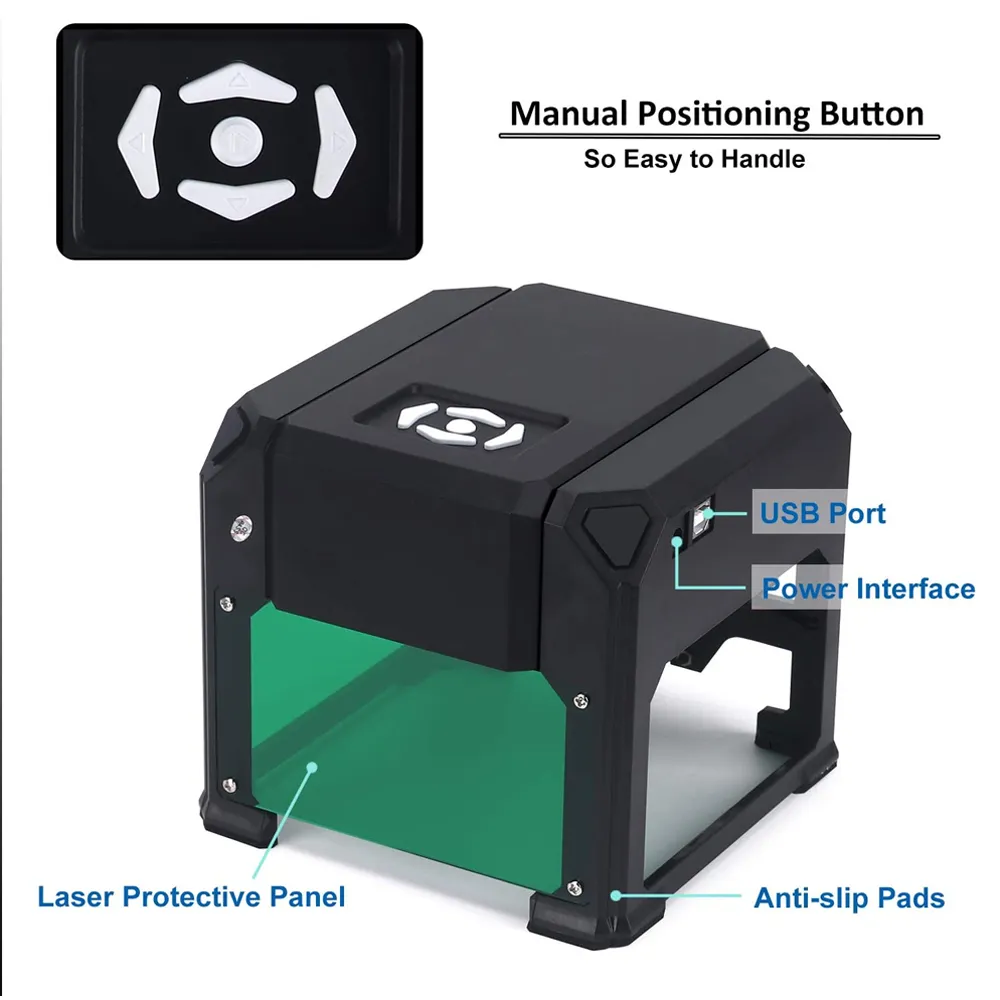 Portable Laser Engraver: Compact Desktop Laser Cutter Tool For Wood ...