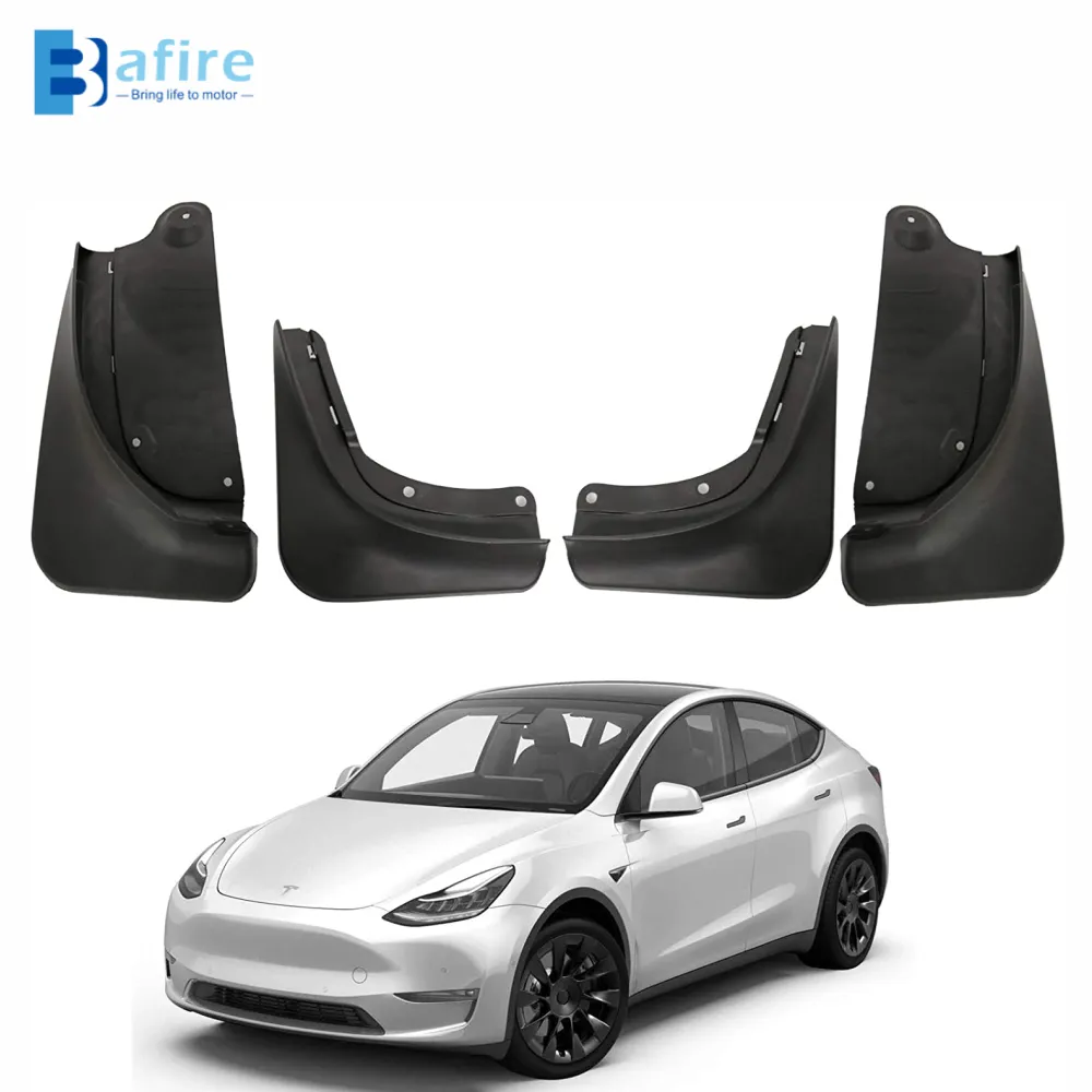 Model Y Model 3 Mud Flaps: No-Drill, All-Weather Protection for Tesla's ...