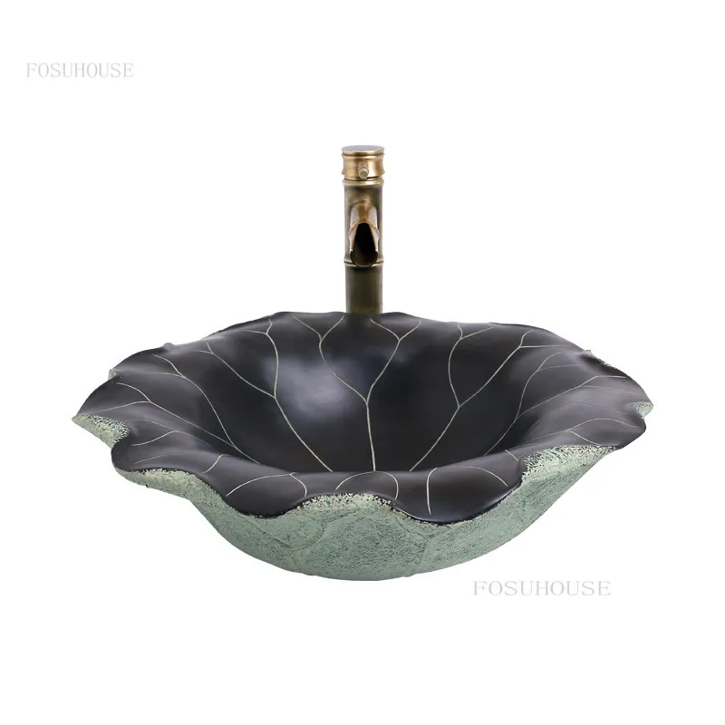 DHgate.com:Lotus Leaf Design Bathroom Sinks: Modern Round DHgate.com:Lotus Leaf Design Bathroom Sinks: Modern Round