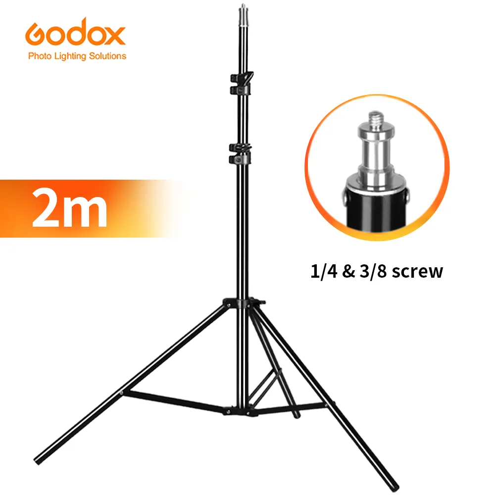 2m Heavy Duty Metal tripod with stand for Photo Studio, Softbox, Video ...