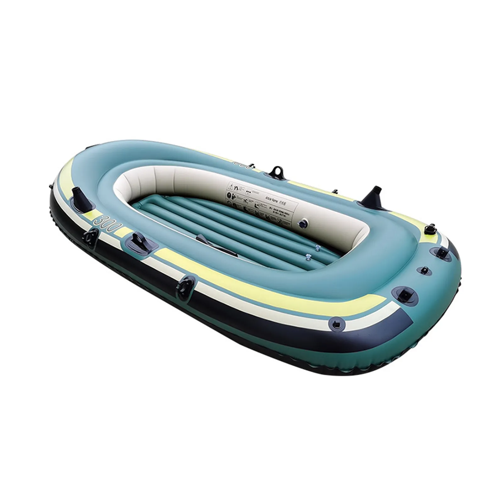 DHgate.com:2~3 Person PVC Inflatable Kayak Thick Foldable Fishing Boat ...