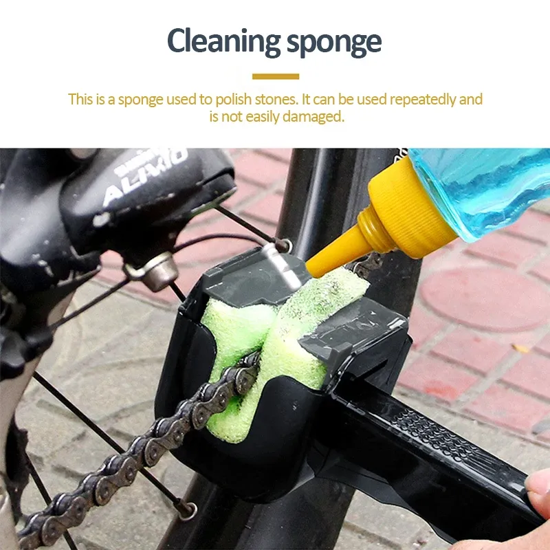 DHgate.com:Bicycle Chain Cleaner Scrubber Brush Set Cycling Cleaning ...