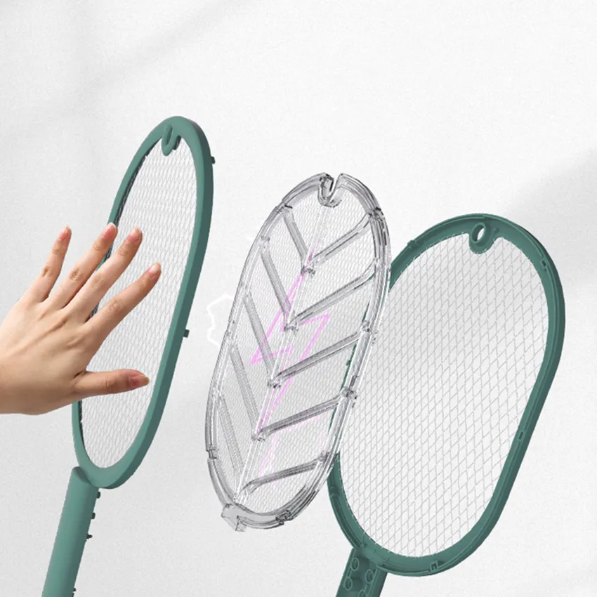 3 in 1 Bug Zapper Electric Fly Swatter with USB Rechargeable Battery ...