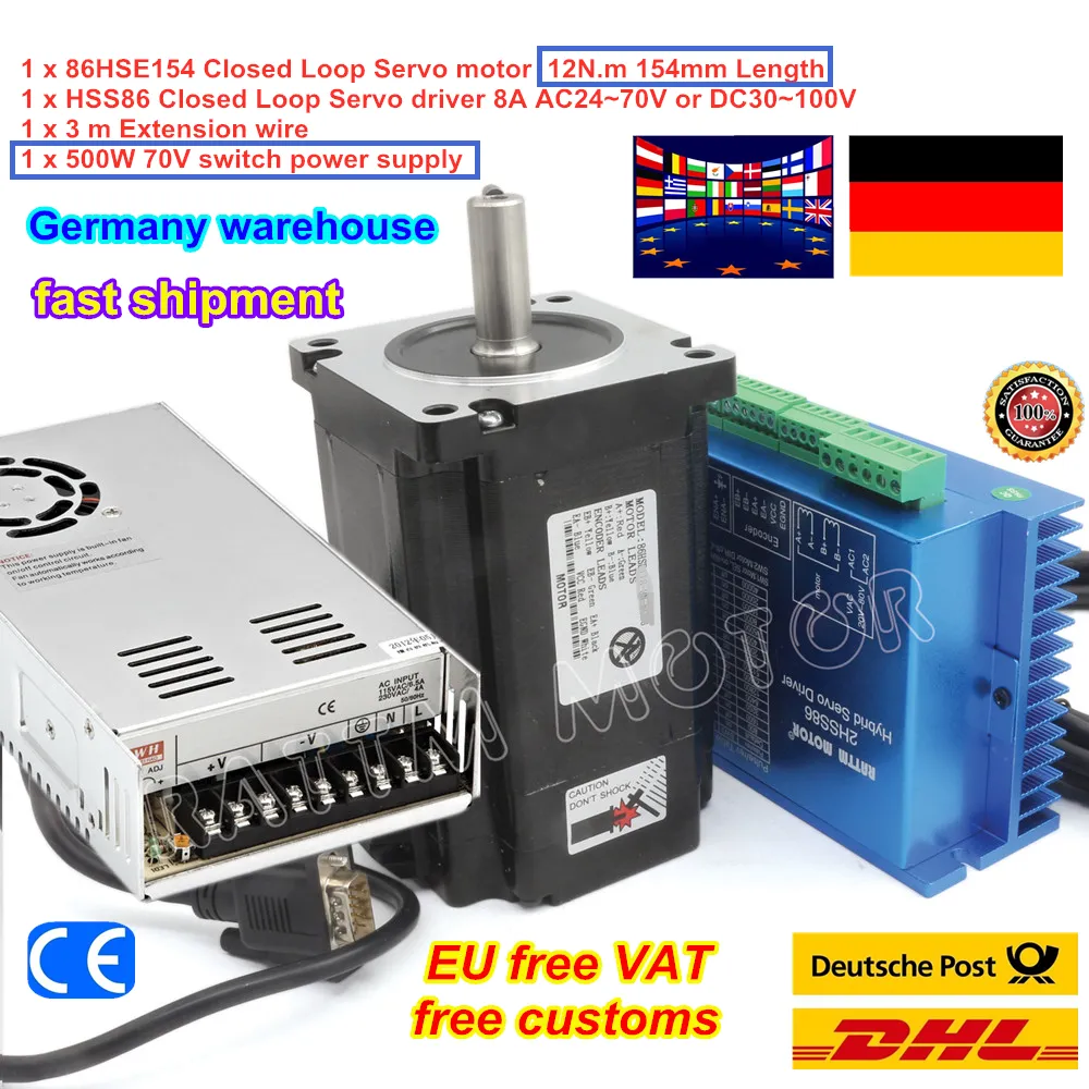 NEMA34 12N.M Closed Loop Servo Motor Stepper Motor 6A & HSS86 Hybrid ... NEMA34 12N.M Closed Loop Servo Motor Stepper Motor 6A & HSS86 Hybrid ...