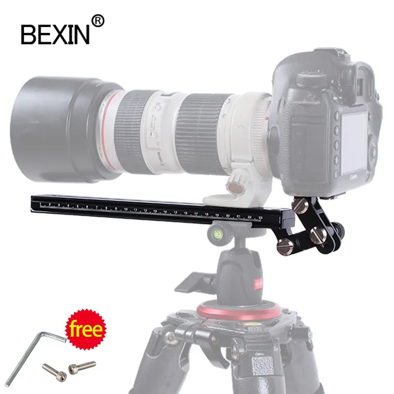 Arca Tripod Mount Long Lens Support Bracket With Quick Release Plate ...
