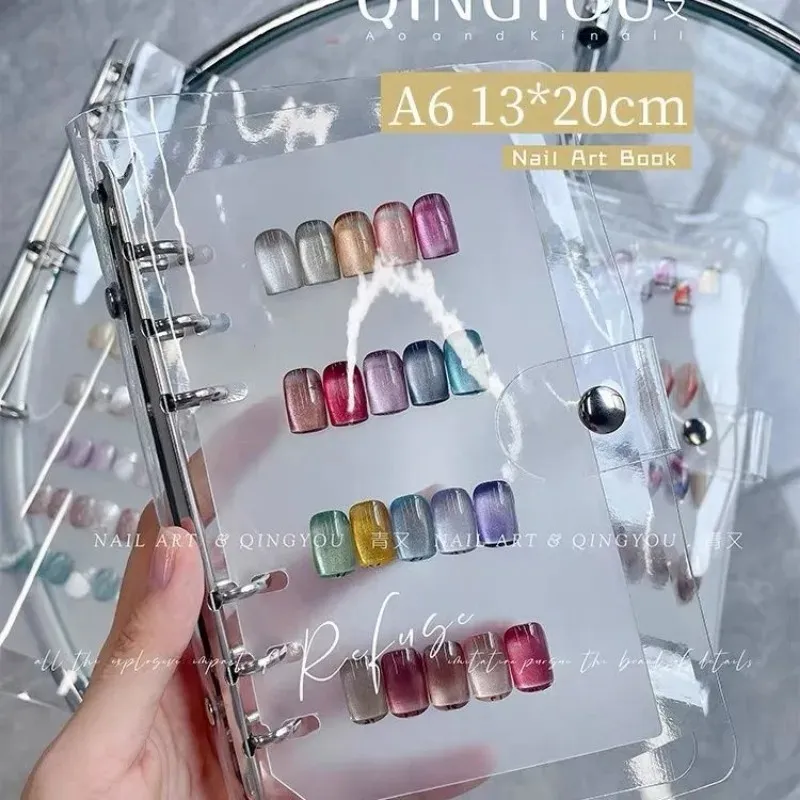 DHgate.com:Large Capacity Nail Art Storage Book, DIY Photo Album Card ...