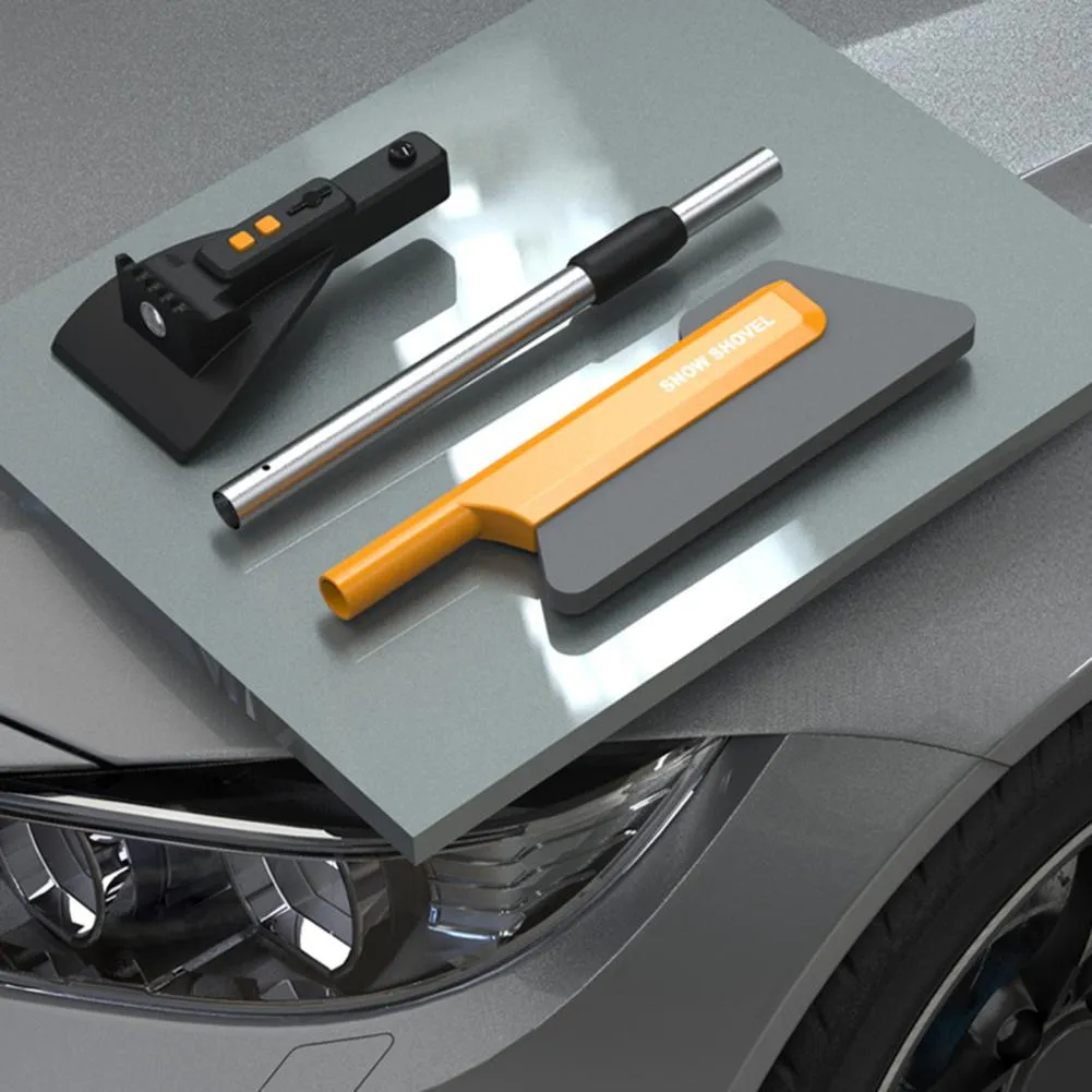 Snow Removal Brush and Ice Scraper: Non-Scratching Car Windshield De ...