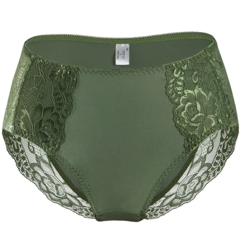 DHgate.com:Plus Size Lace Briefs for Women, Transparent Silky Mid Waist Panties M-5XL:Baby, Kids ...
