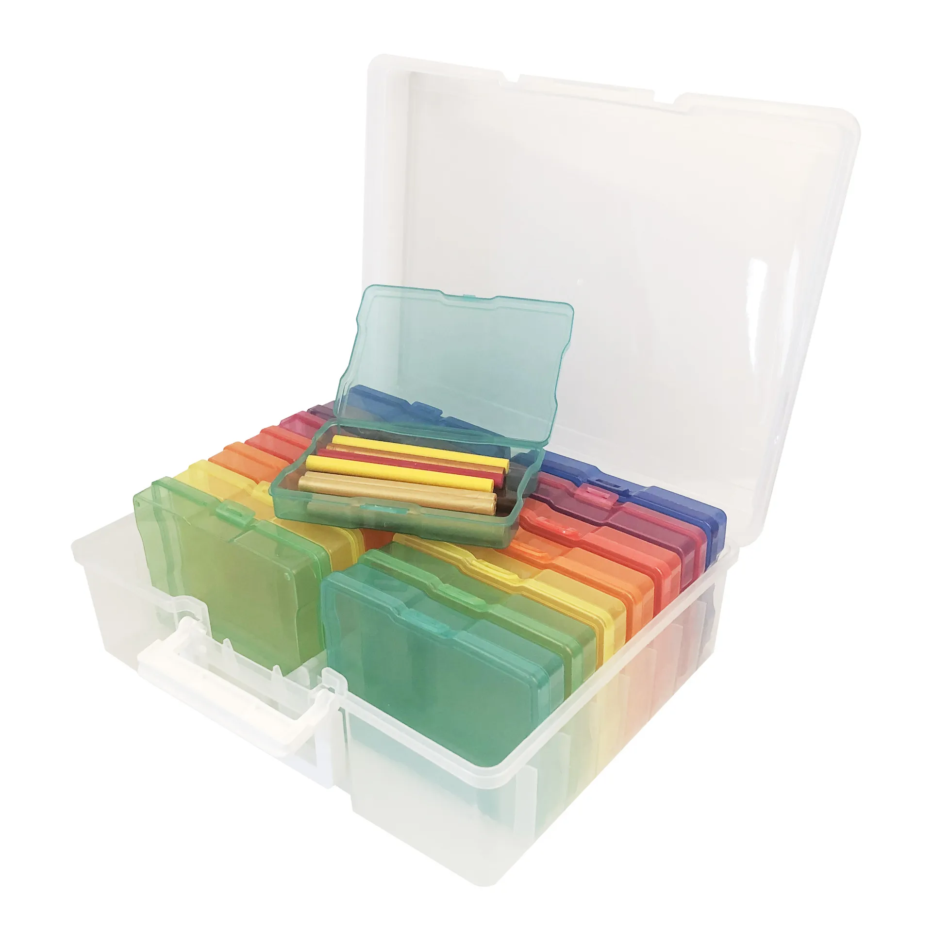 4x6 Photo Storage Box Set - Colorful, Multi-Functional Picture ...