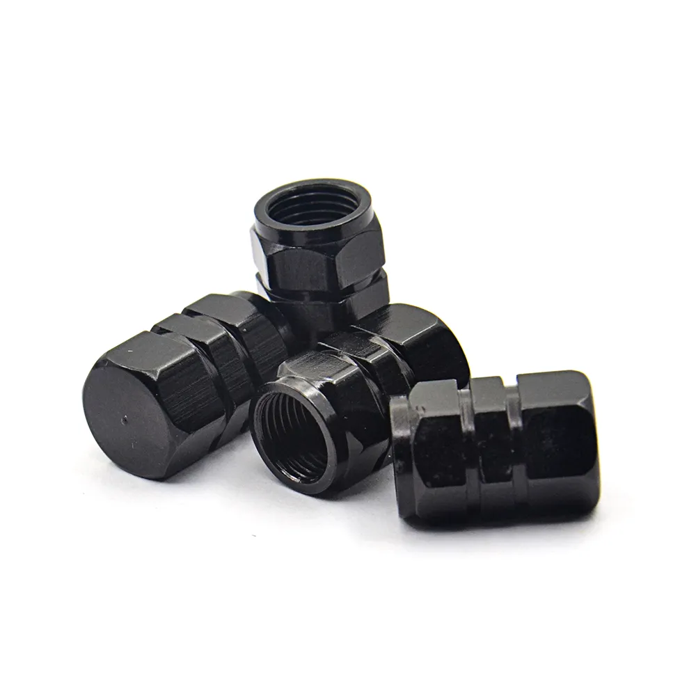 Universal Round Aluminum Car Tyre Air Valve Caps for Bikes & Cars ...