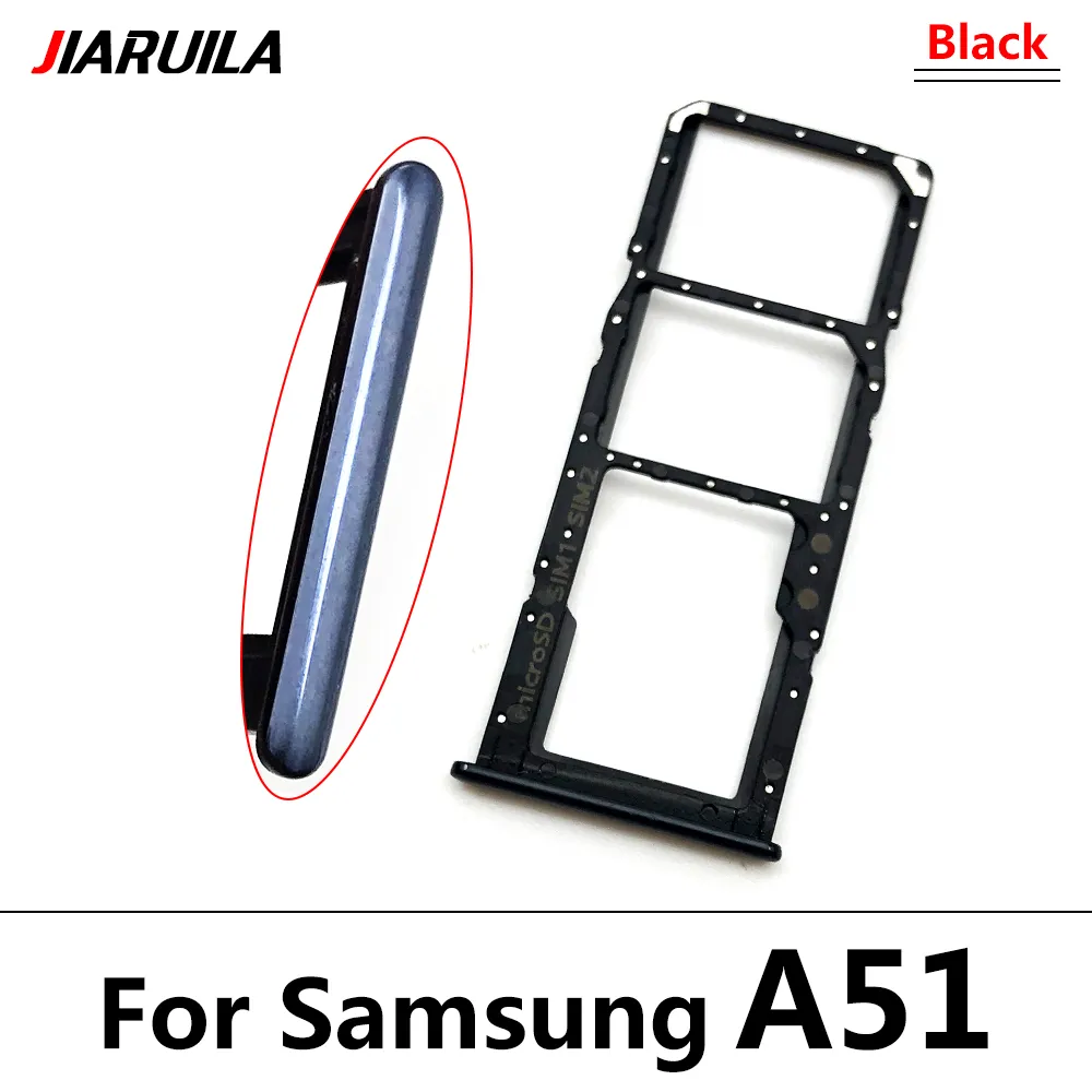 10x SIM Card Tray Replacement for A51 A71 - Micro/Nano SIM Slot Holder ...
