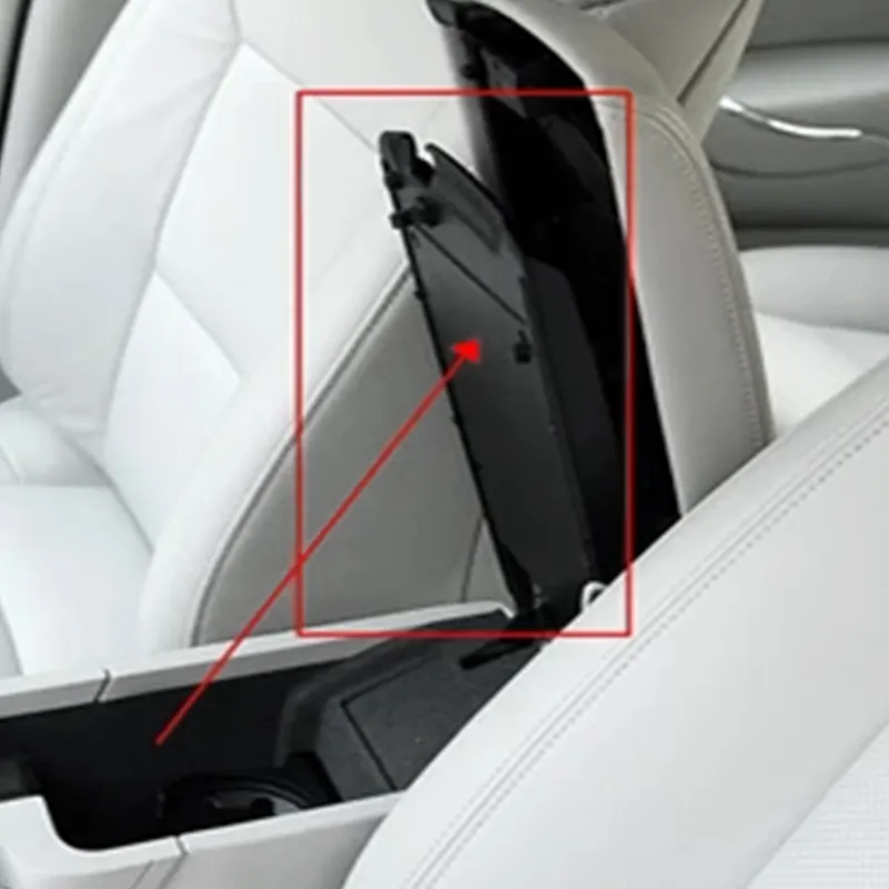 Citroen C5 2011 2015 Center Console Armrest Cover Black PU Leather ...