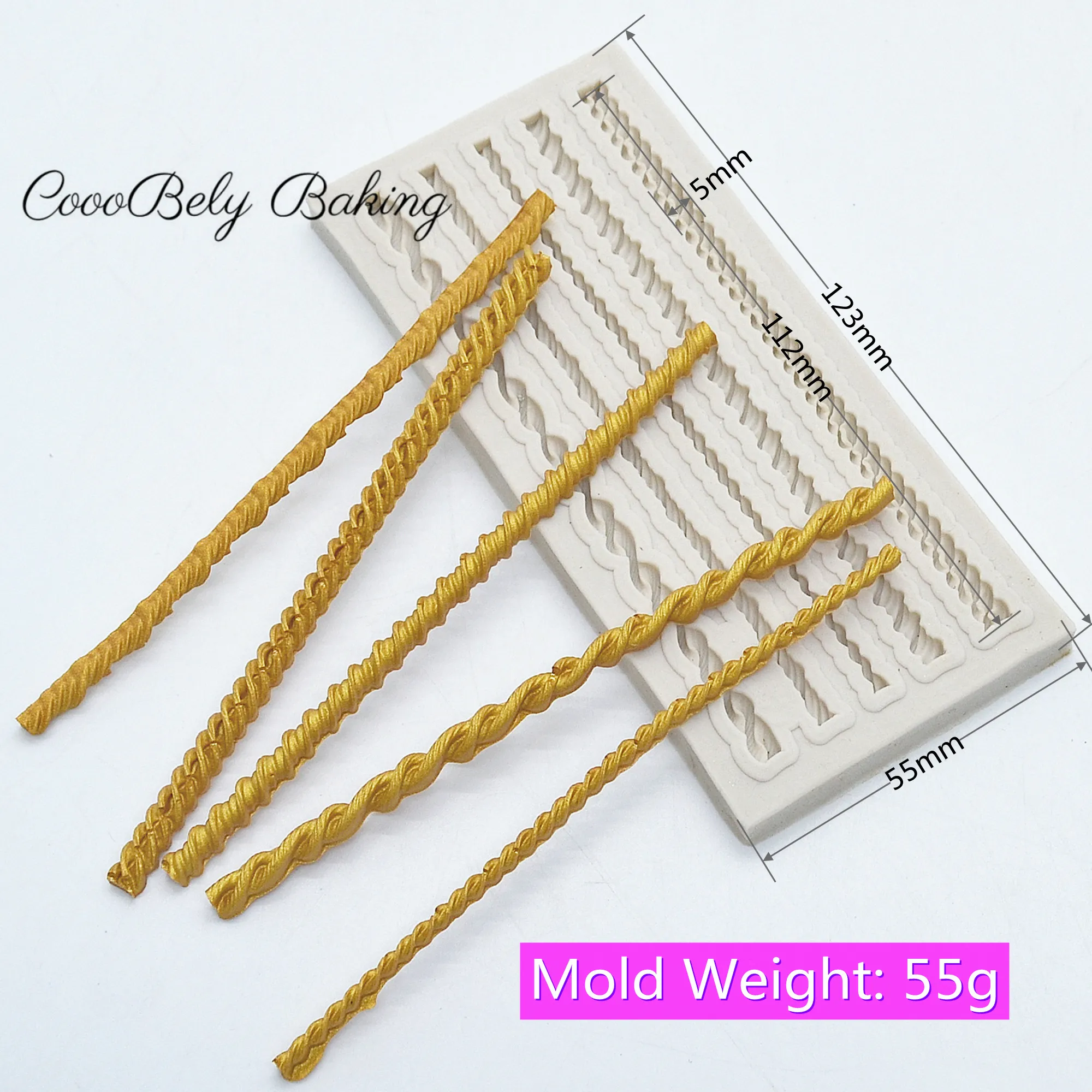 Long Lace Silicone Fondant Molds for Baking Cake Decorating Tools from ...