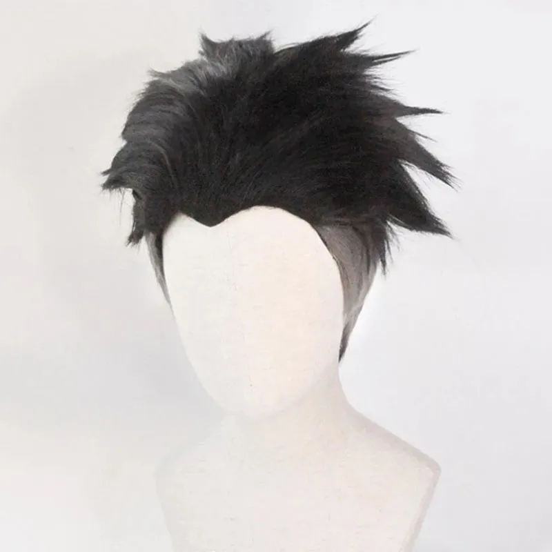 Kimetsu No Yaiba Men's Short Synthetic Killua Wig ALTIN Slicked Back ...