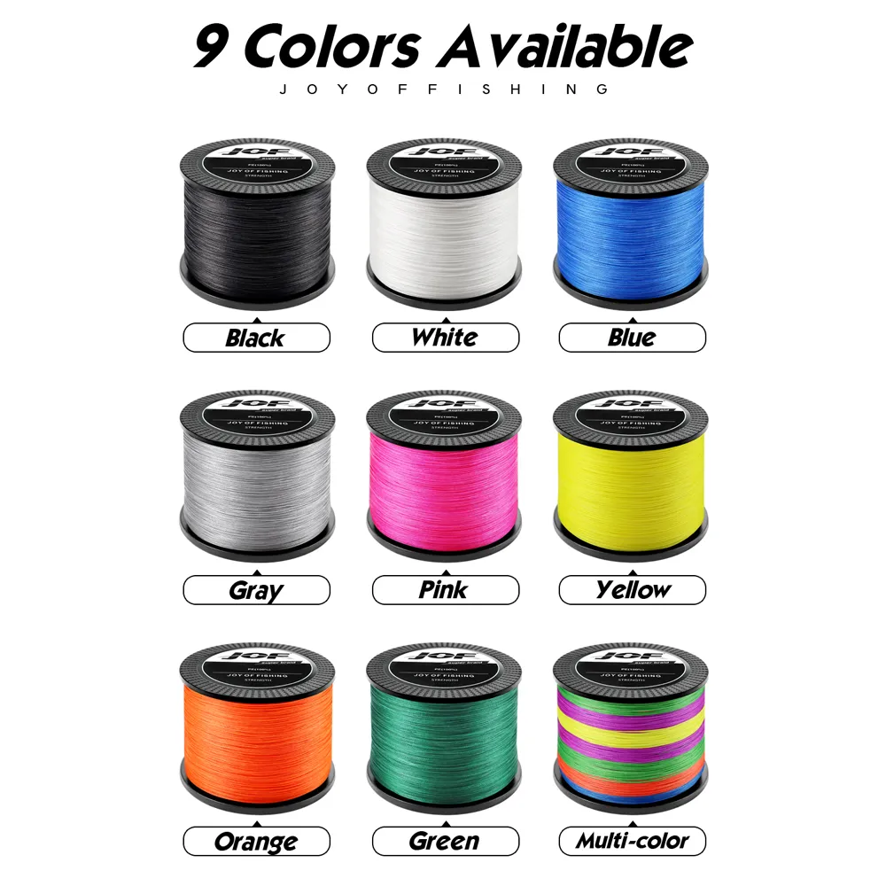 DHgate.com:JOF Braided Fishing Line - 4 Strands, 300M, 500M, 1000M ...