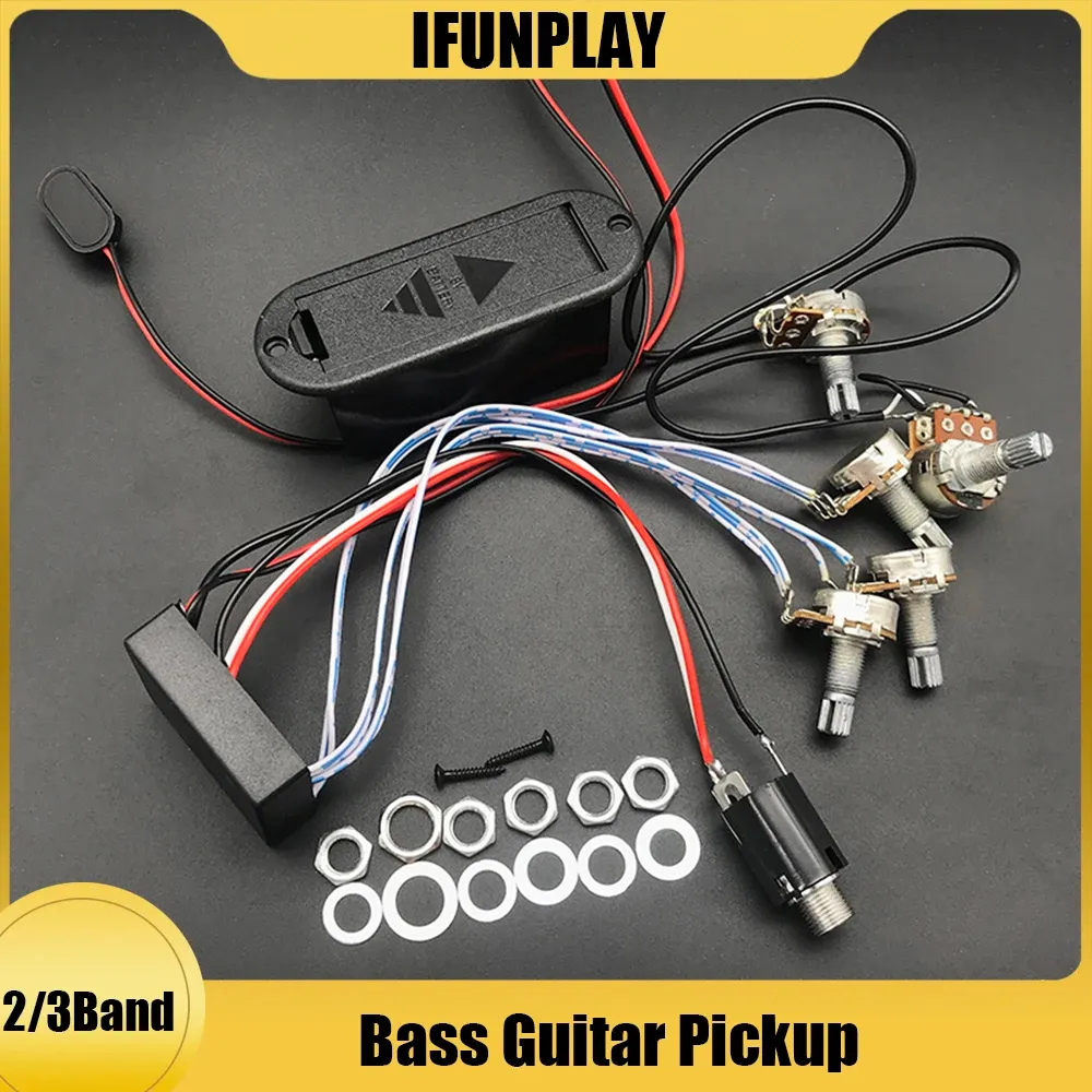 2/3 Band EQ Preamp Active Bass Pickup With Control... From Ddmywonder ...
