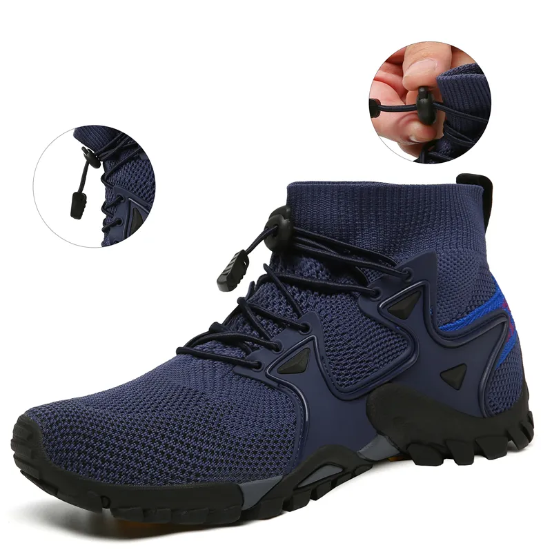 Mesh Breathable Hiking Shoes for Men - Trekking Sneakers for Outdoor ...