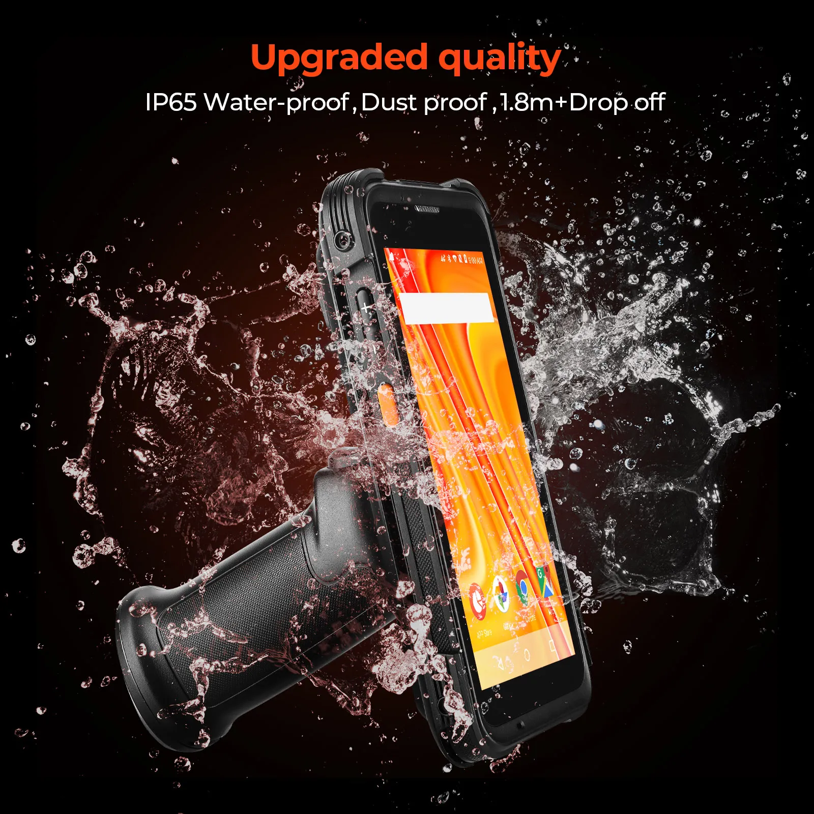 Android 11 Mobile Barcode Reader with SE4710 Zebra Scanner 4G 64GB Wi ...