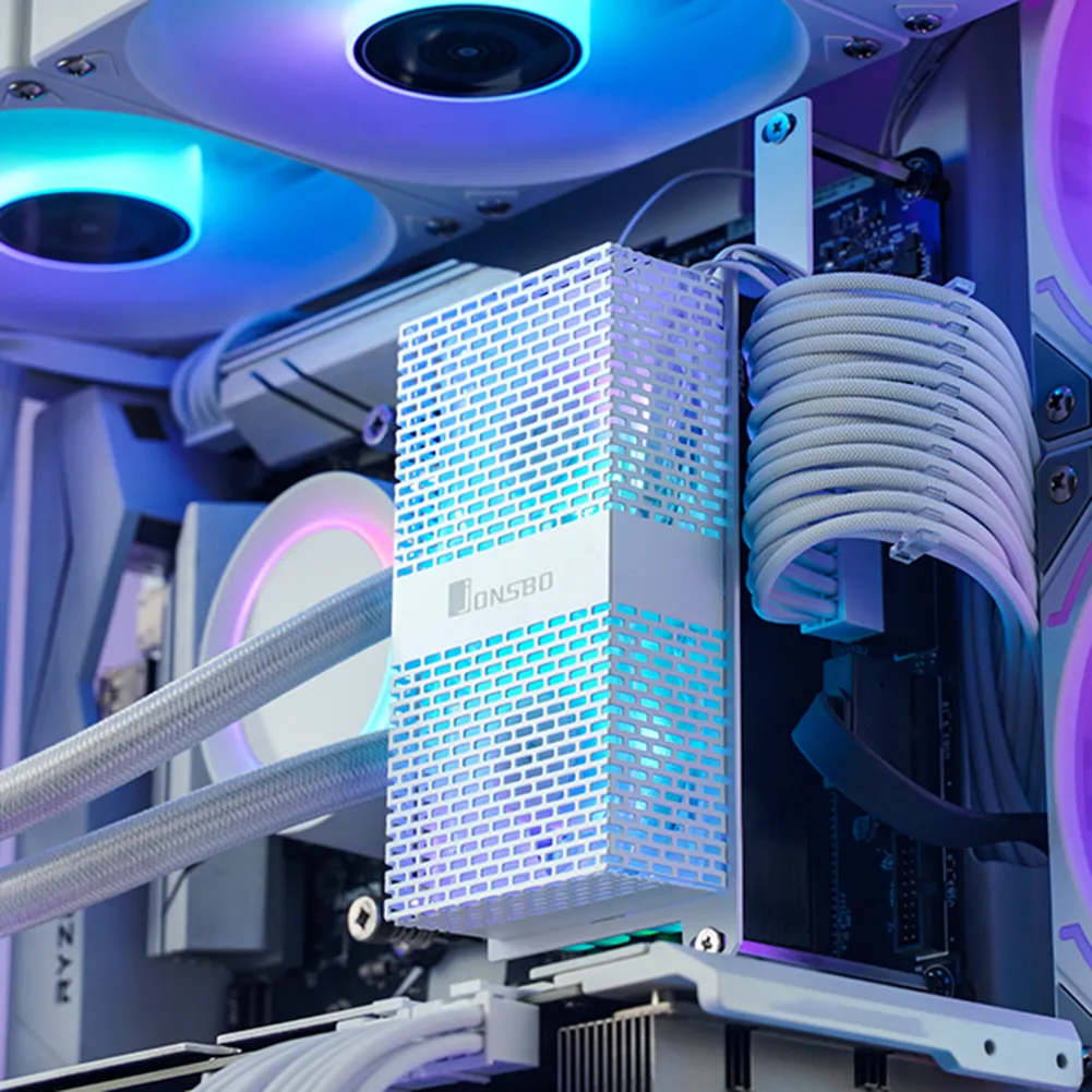 JONSBO NF-1 Memory Bar Radiator with 50mm 4Pin PWM and 5V 3Pin ARGB Fan ...