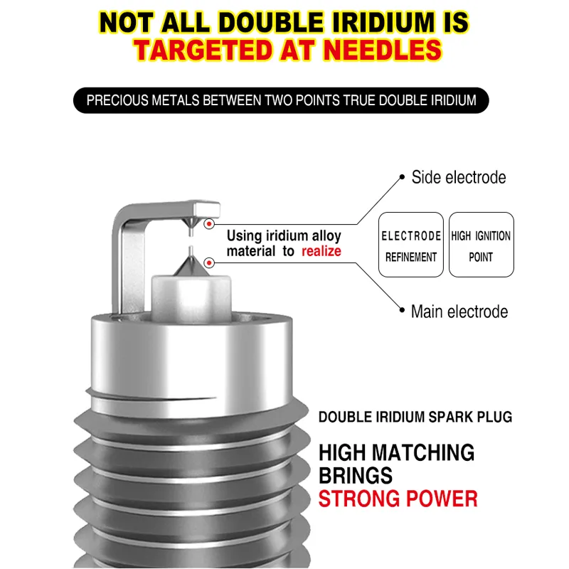 DHgate.com:4pcs DOUBLE IRIDIUM Spark Plug D-90117 FOR 90117 ILTR6E11 ...