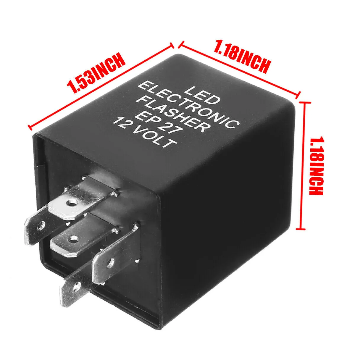 Electronic Flasher Relay: 12V EP27 Five Pin LED Light Relay For ...