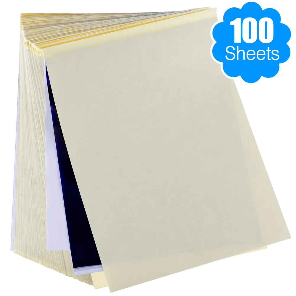 Wholesale 100 Sheets Of A4 Size Thermal Tattoo Stencil Writing Paper ...