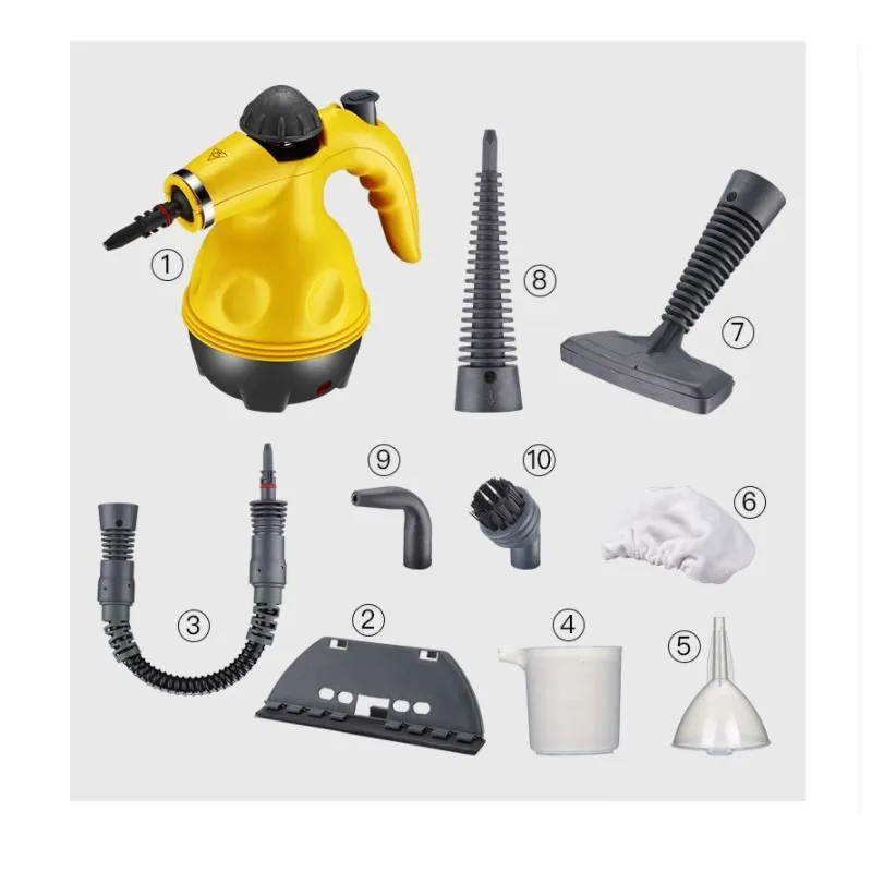 High Temperature Multi Purpose Hand Hold Steam Cleaner With Accessories ...