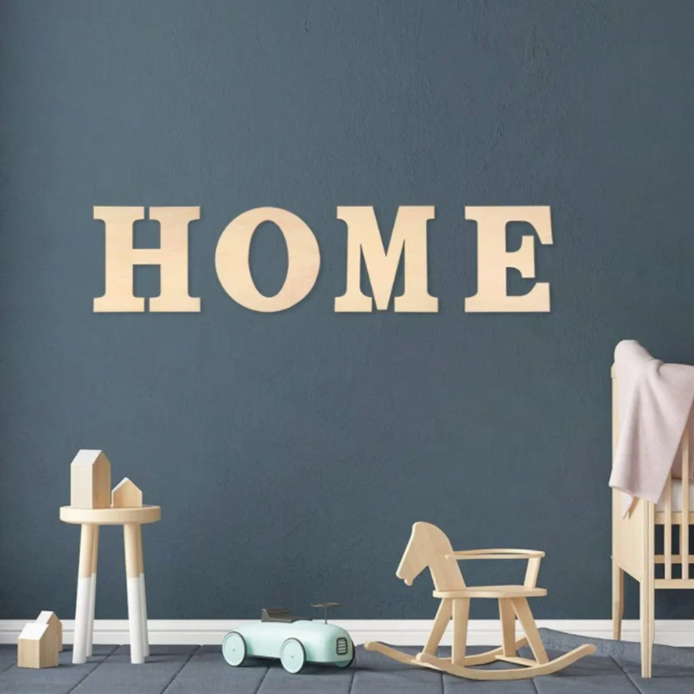30cm Popular Height 26 White Alphabet Wooden Letters... From ...