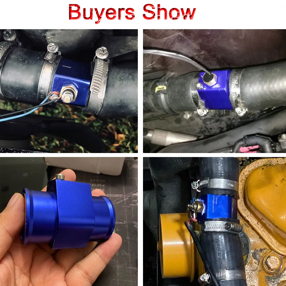 Automotive Water Temperature Gauge Radiator Temp Sensor Adapter 26 34mm ...