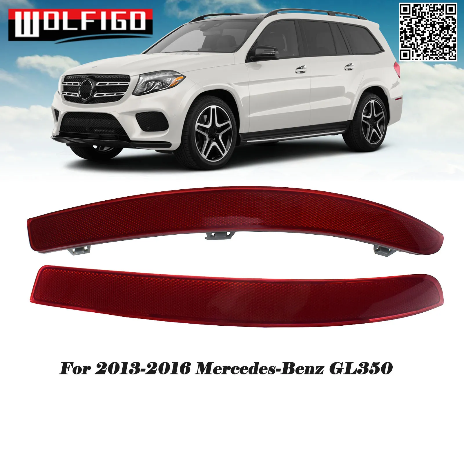 DHgate.com:Left/Right Rear Bumper Reflector for Mercedes-Benz GL X166 ...