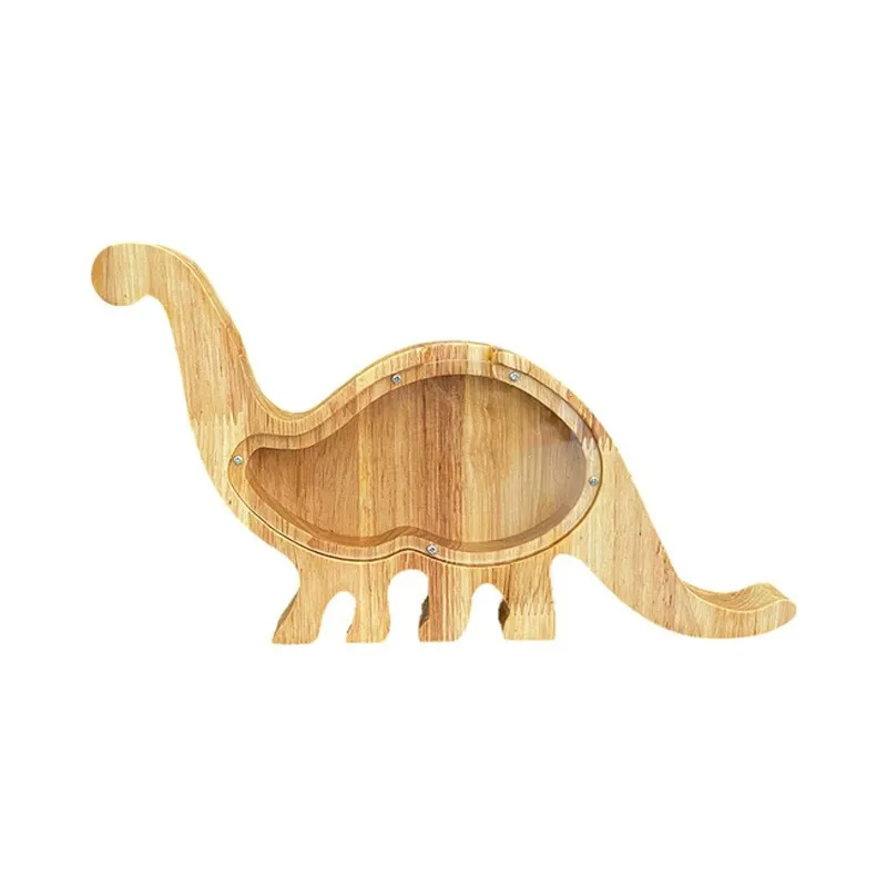 Wooden Wood Green Animal Shelter Piggy Bank Dinosaur Coin Storage Box For Money Saving And Home Decor From Homepro4 16.15 DHgate.Com