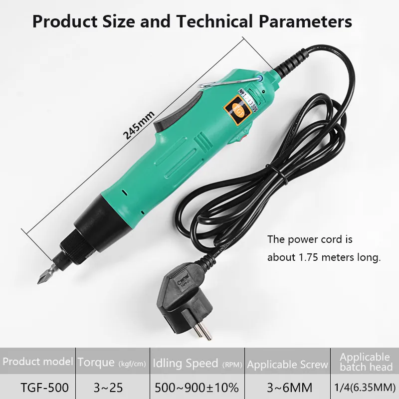 DHgate.com:NEWElectric Screwdriver, 6.35mm Variable Speed Power Drill ...