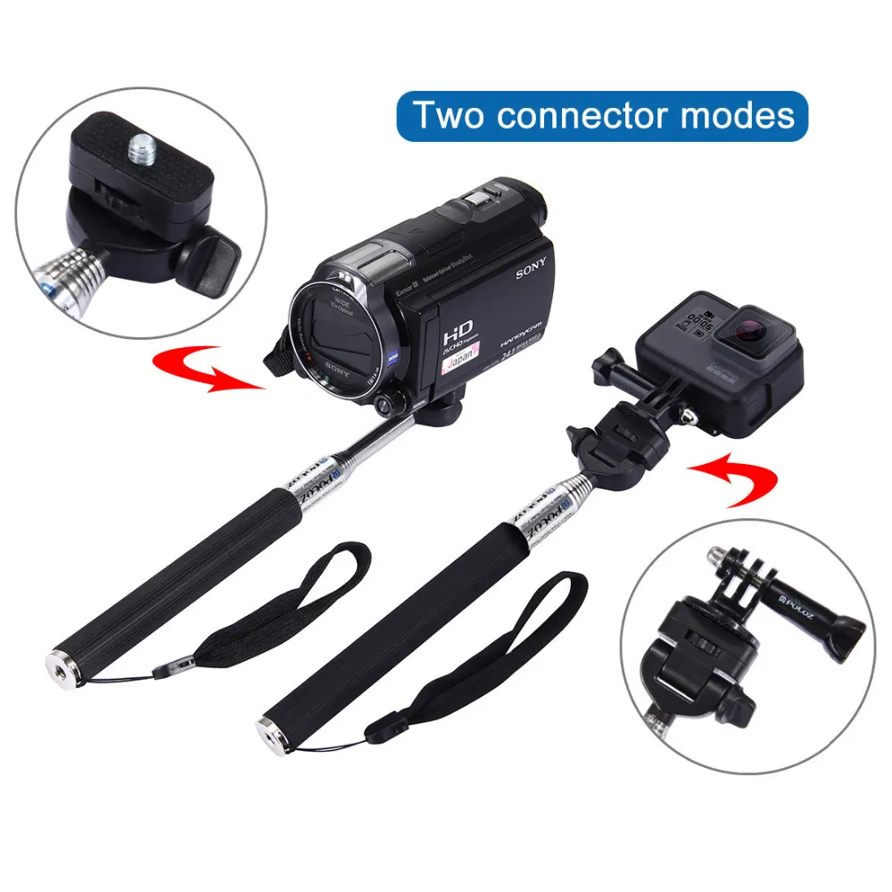 Mini tripod selfie stick with phone holder, Bluetooth remote, and ...