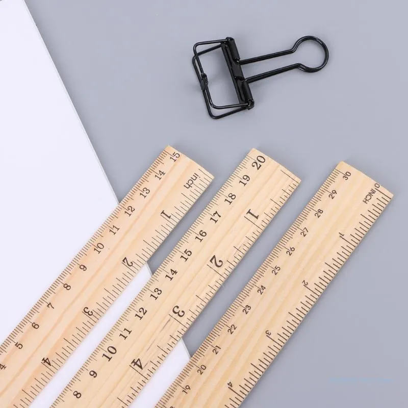 DHgate.com:Double-Sided Wooden Ruler: Precision Measuring Tool for ...