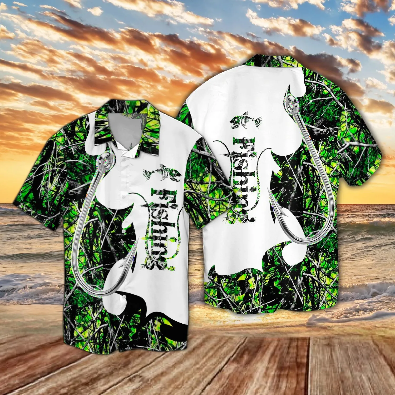 DHgate.com:Deer Hunting Fishing 3D Hawaii Shirt, 2024 Summer Short ...