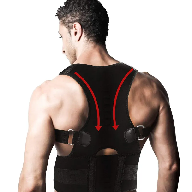 2024Upgraded Plus Size Posture Corrector - Breathable Mesh Back Brace ...