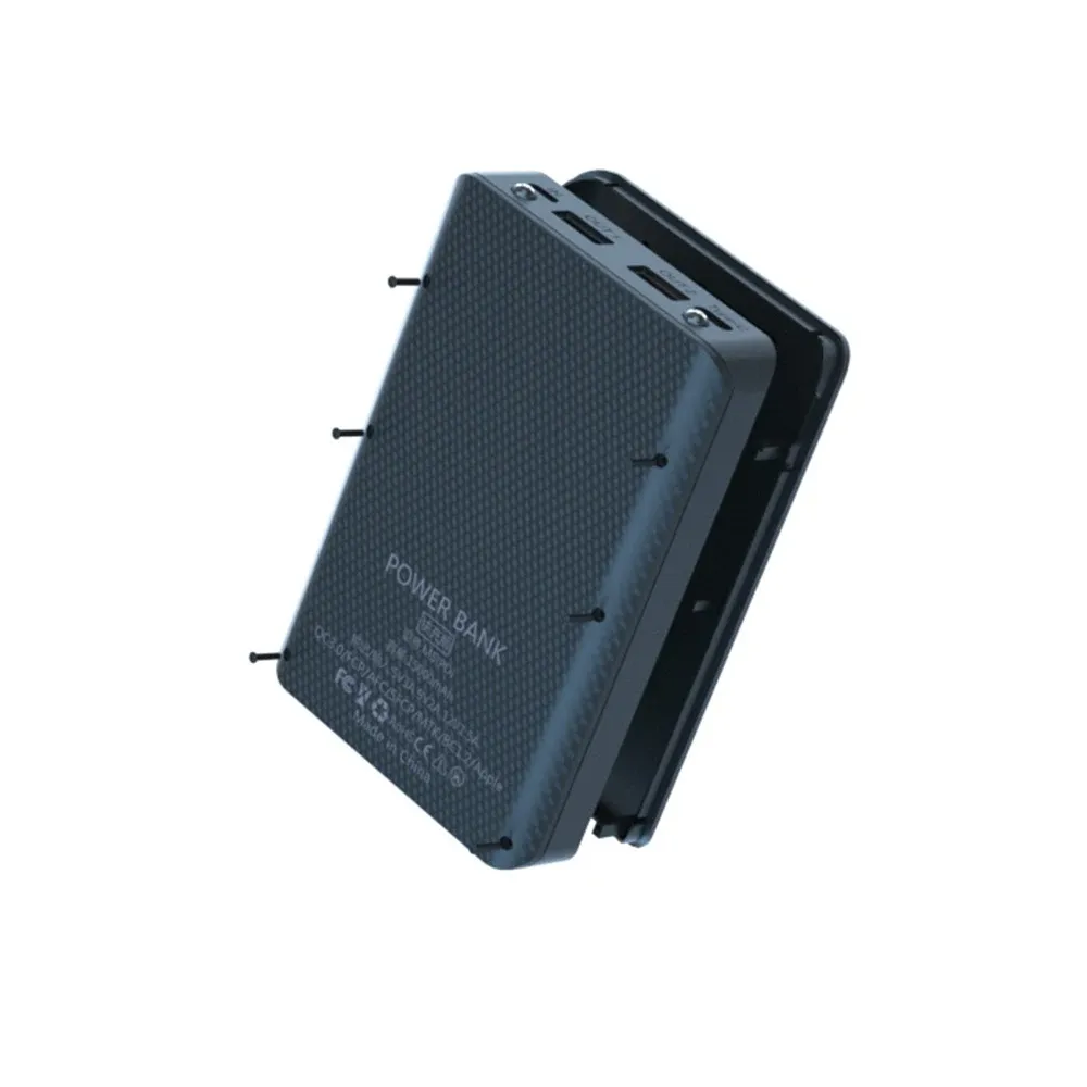 18650 Power Bank Box With Fast Charging, Dual USB, Micro USB Type C ...