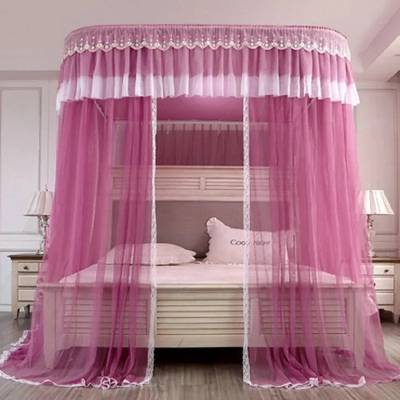 DHgate.com:U-Shaped Track Guide Rail Mosquito Net: Household Thickened ...